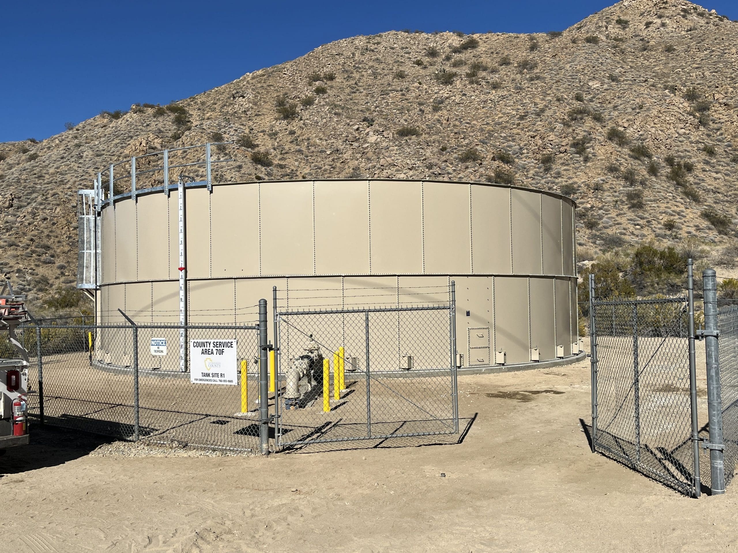 CSA 70 F Morongo Valley – Water Tank Replacement Project – Public Works
