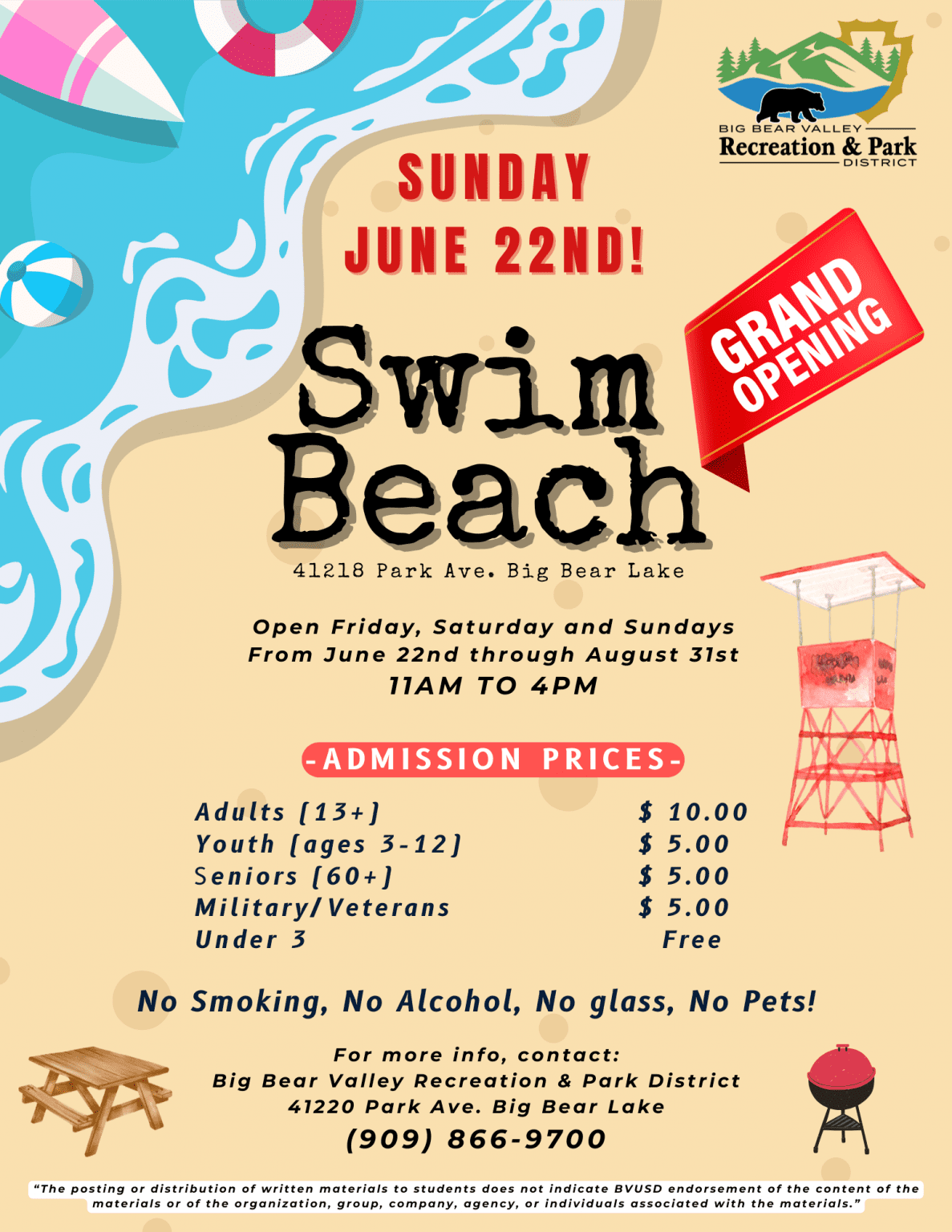 Swim Beach – Public Works